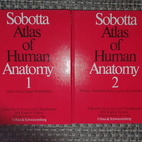 Sobotta Atlas of Human Anatomy Anatomian oppikirjat | Tori