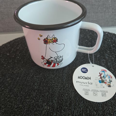 Muurla 8dl emali mukit esim. Muumimuki Muurla Talvimetsä emalimuki 800ml | Tori