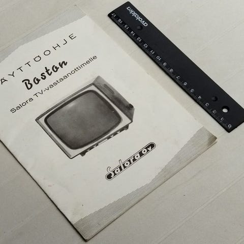 Salora TV käyttöohjeet | Tori