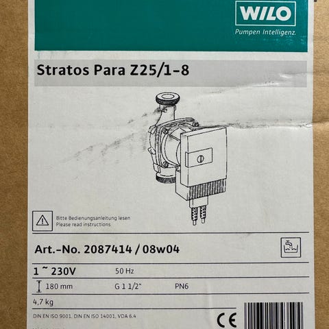 Wilo stratos 25/1-10 pumppu | Tori