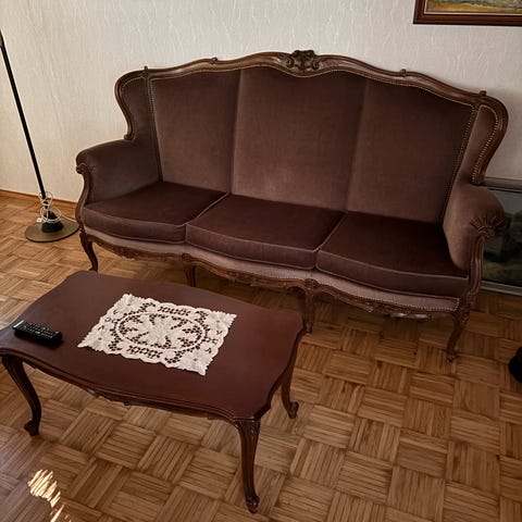 Rokokoo/barokki Sohvaryhmä (tuolit,sohva ja sohvapöytä) | Tori