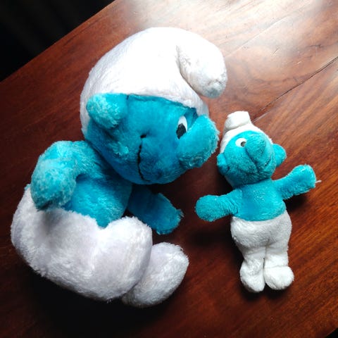 Vintage Smurffi-figuurit 1980-luvulta | Tori