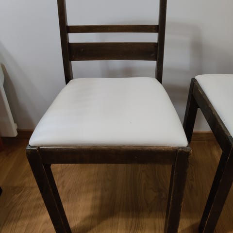 Myydään Tanskalaisia vintage tuoleja nahka istuintyynyillä, design Kay ...