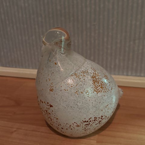 Muurla lasilintu koriste-esine sininen | Tori