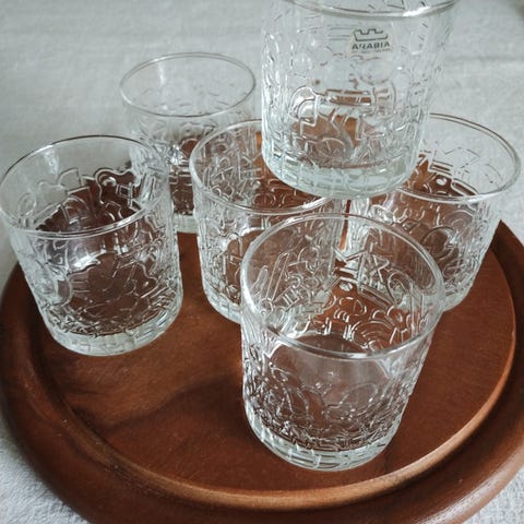 Arabia Wärtsilä Prisma lasit 6kpl | Tori