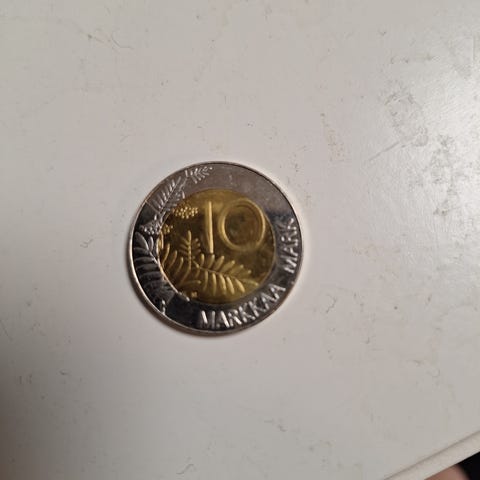 Suomen 10 markkaa 1996 kolikko | Tori