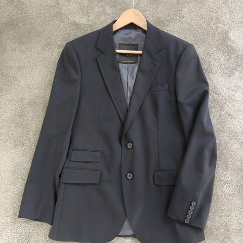 Zara Man Harmaa Puku Takki ja Housut Miehet Koko 52 | Tori