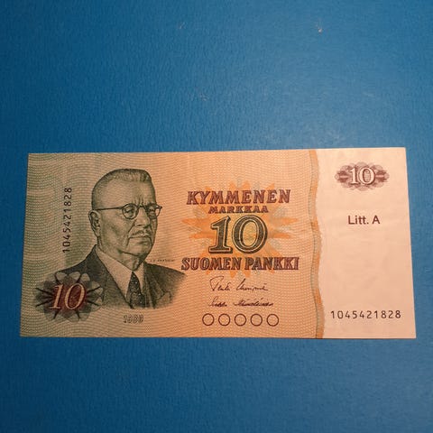 10 mk seteli v. 1980 | Tori