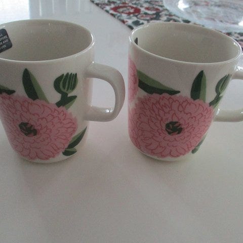 Marimekko Primavera mukit, lautaset ja kulho | Tori