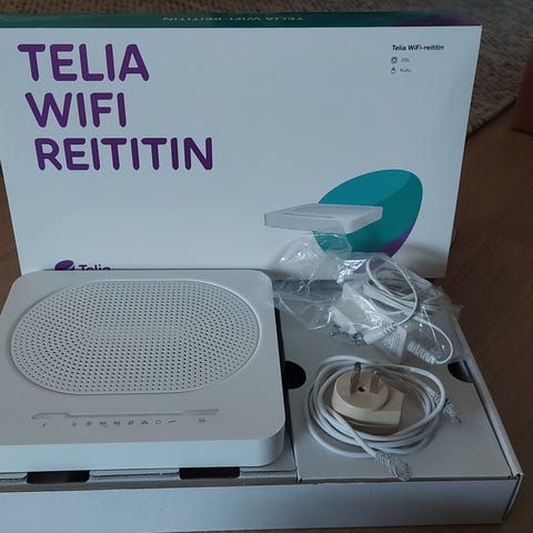 Telia X1 Technicolor DGA0122 reitittimen vähän käytetty | Tori
