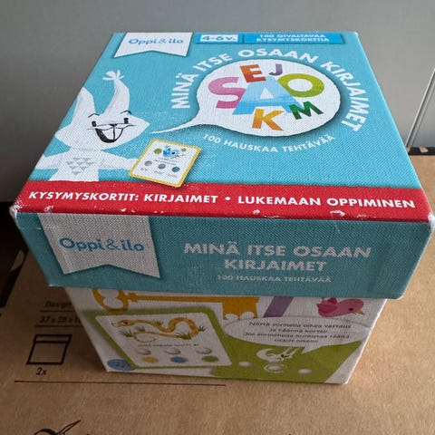 Oppi & ilo Minä itse tiedän 100 kysymyskorttia 4-6 vuotiaille | Tori