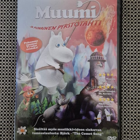 Muumit Muumi ja punainen pyrstötähti DVD | Tori