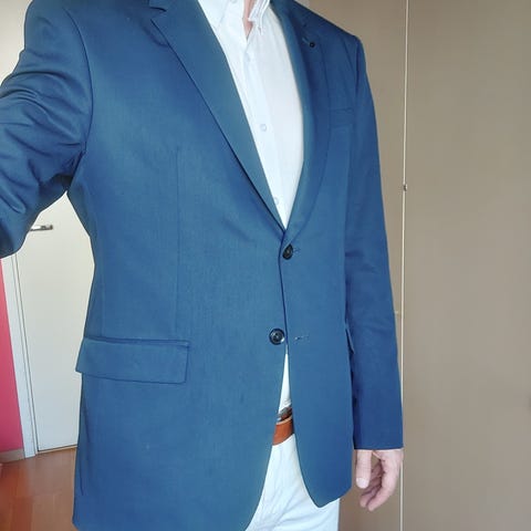 Pikkutakki ZARA 54 sininen merihenkinen | Tori