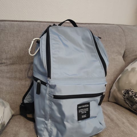 Marimekko Buddy Reppu Musta Unisex | Tori