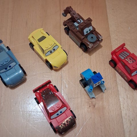 6kpl Lego Disney Cars autoja +Make rekka | Tori
