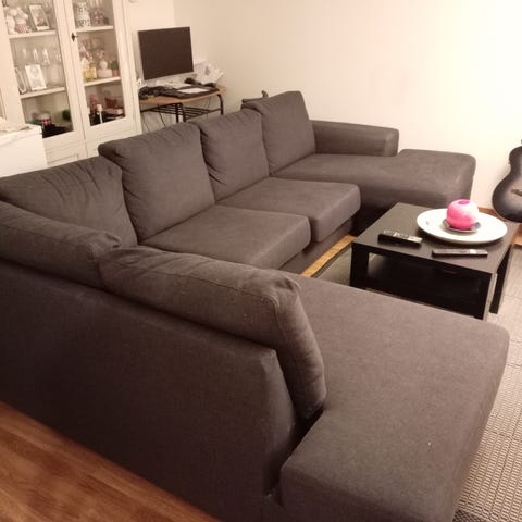 Iso U- mallinen sohva | Tori