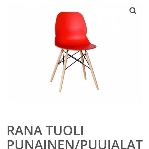 6 Saara Renvallin suunnittelemaa tuolia. | Tori