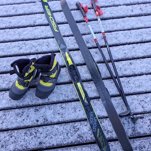 Fischer sukset 110 cm ja sauvat 80cm | Tori