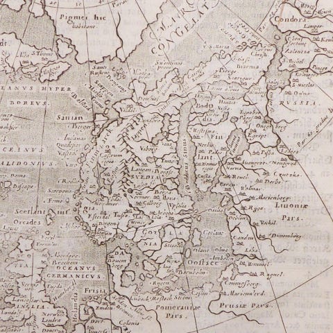 Olaus Magnus Scandinavia kartta | Tori