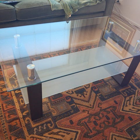 Sohvapöytä kirkas lasi | Tori