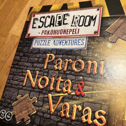 Escape Room Pakohuonepeli Paroni, Noita & Varas | Tori