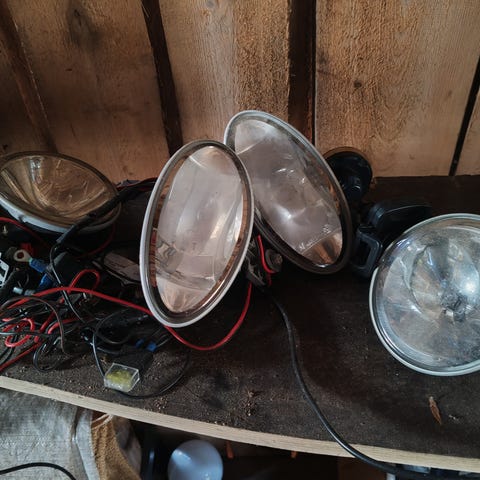 Hella Comet(?) Lisävalot. Kiinnikkeet puuttuvat | Tori