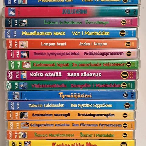 Muumit DVD:t vanhoilla äänillä | Tori