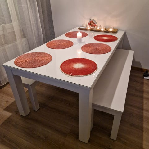 Tammi ruokapöytä ja kuusi tuolia | Tori