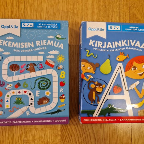 Oppi ja ilo puuhakortit 6-7-v. | Tori