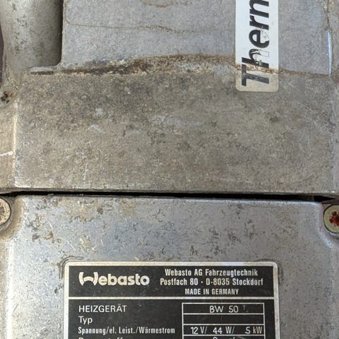 BMW E38 Webasto Thermotop S 5kW, bensiini | Tori