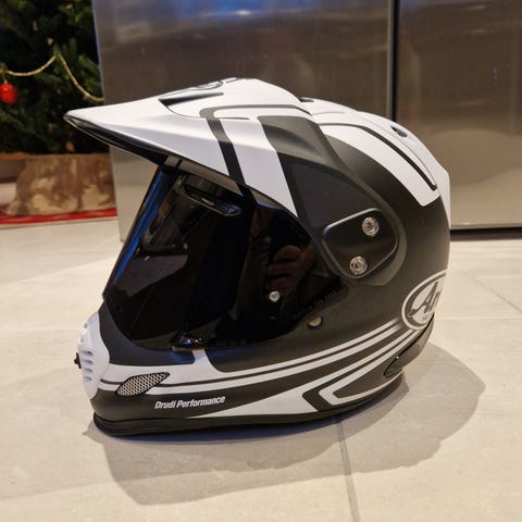 Arai MX-V Enduro kypärä punainen musta | Tori