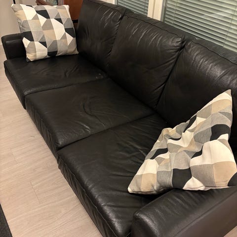 Vintage nahkasohva 60-luvulta | Tori