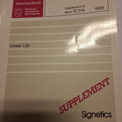 Signetics Linear LSI Electronic Components Handbook | Tori