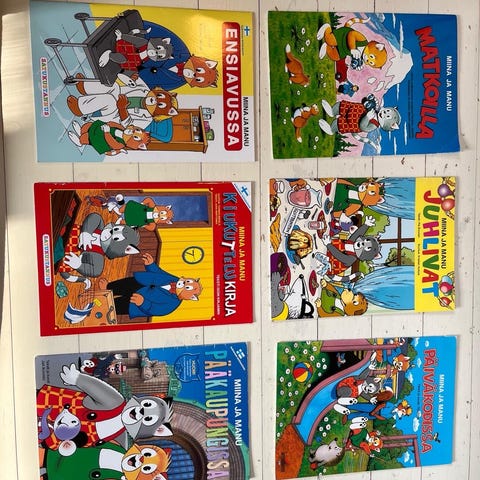 MIINA ja MANU -kirjat 2 kpl | Tori