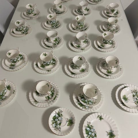 Royal albert prairie rose china - astiasto | Tori