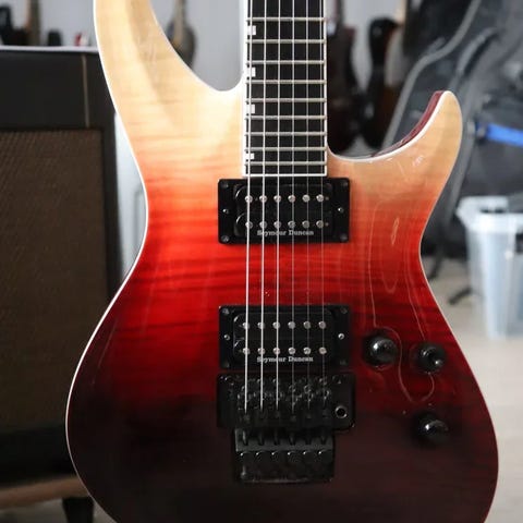 ESP E-II Eclipse Snow White Satin 2025 sähkökitara + case | Tori