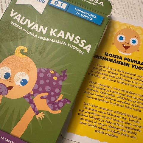 Oppi&ilo puuhakortit: Vauvan kanssa | Tori
