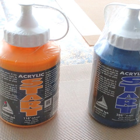 Jauhevärit pienissä purkeissa eri värejä | Tori