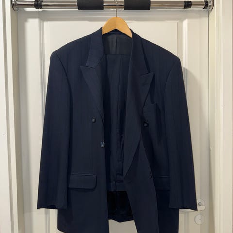 Turo Tailor tummansininen extra slim fit puku | Tori