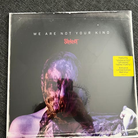 Slipknot - 5: The Gray Chapter Pink Vinyl + Guitar Pick - 2 x LP-albumi ...