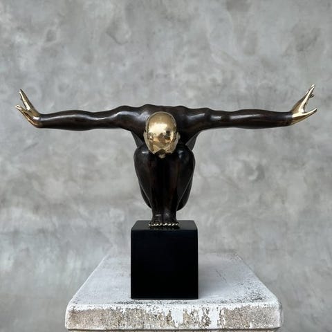 Veistos, Parvati Statue on Stand - Antiqued Finish - 27 cm - Pronssi | Tori