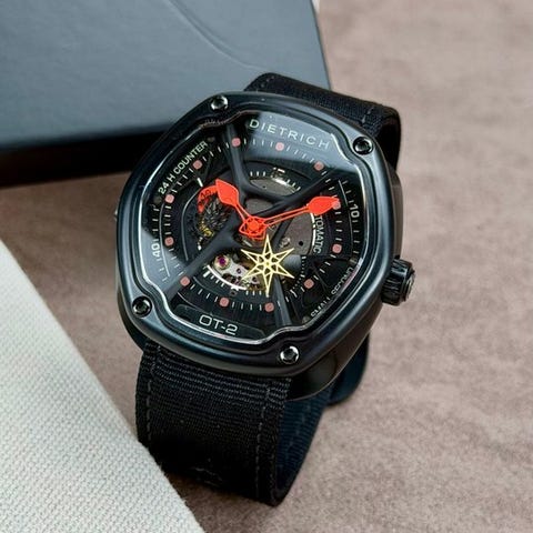 Dietrich - Organic Time Automatic Skeleton black/green - DIETRICH-OT-1 ...