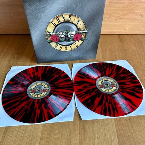 Guns N’ Roses - Greatest Hits - Red/Black Splatter Limited Edition - 2 ...