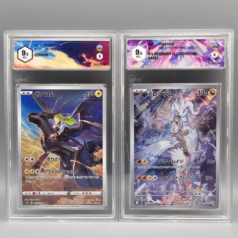 Pokémon - 2 Graded card - Pikachu & Raichu Ar - Graad 9.5 | Tori