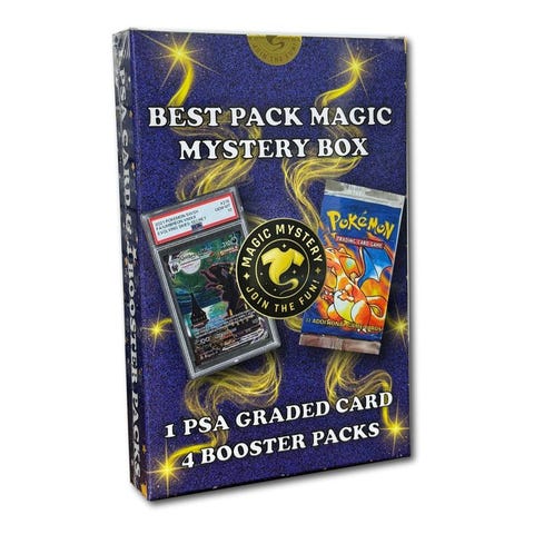 Pokémon Mystery box - Magic Mystery - Best Pack Magic Mystery Box 1 PSA ...