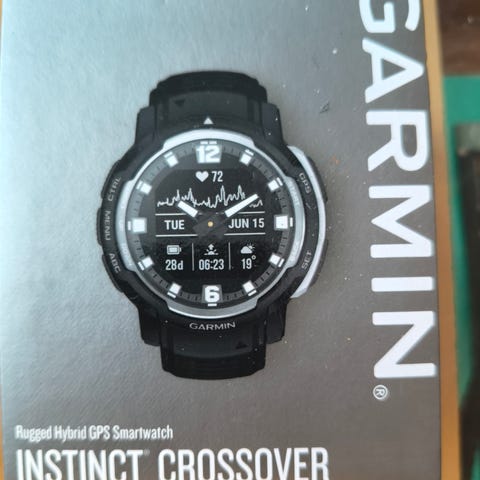 Garmin Instinct Crossover Solar älykello musta | Tori