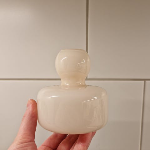 Marimekko design maljakko suupuhallettu | Tori