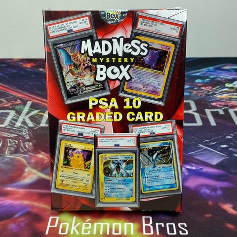 Pokémon Mystery box - Madness Mystery Box PSA 10 - Graded Card ...