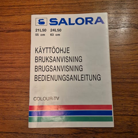 Salora Tv-video tuoteluettelo 86-87 | Tori