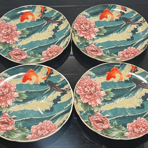 Indiska pieni lautanen Asian Patch 3 kpl | Tori